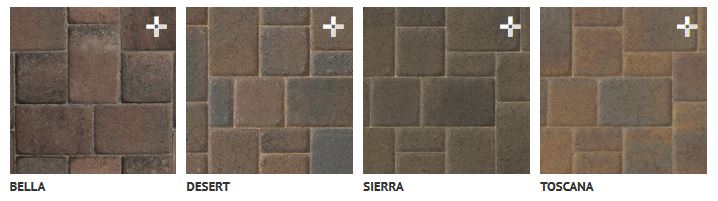 Cambridge Pavers Color Chart